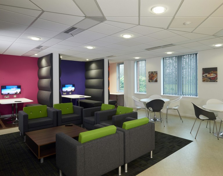 Breakout areas – Coulter Office Interiors.